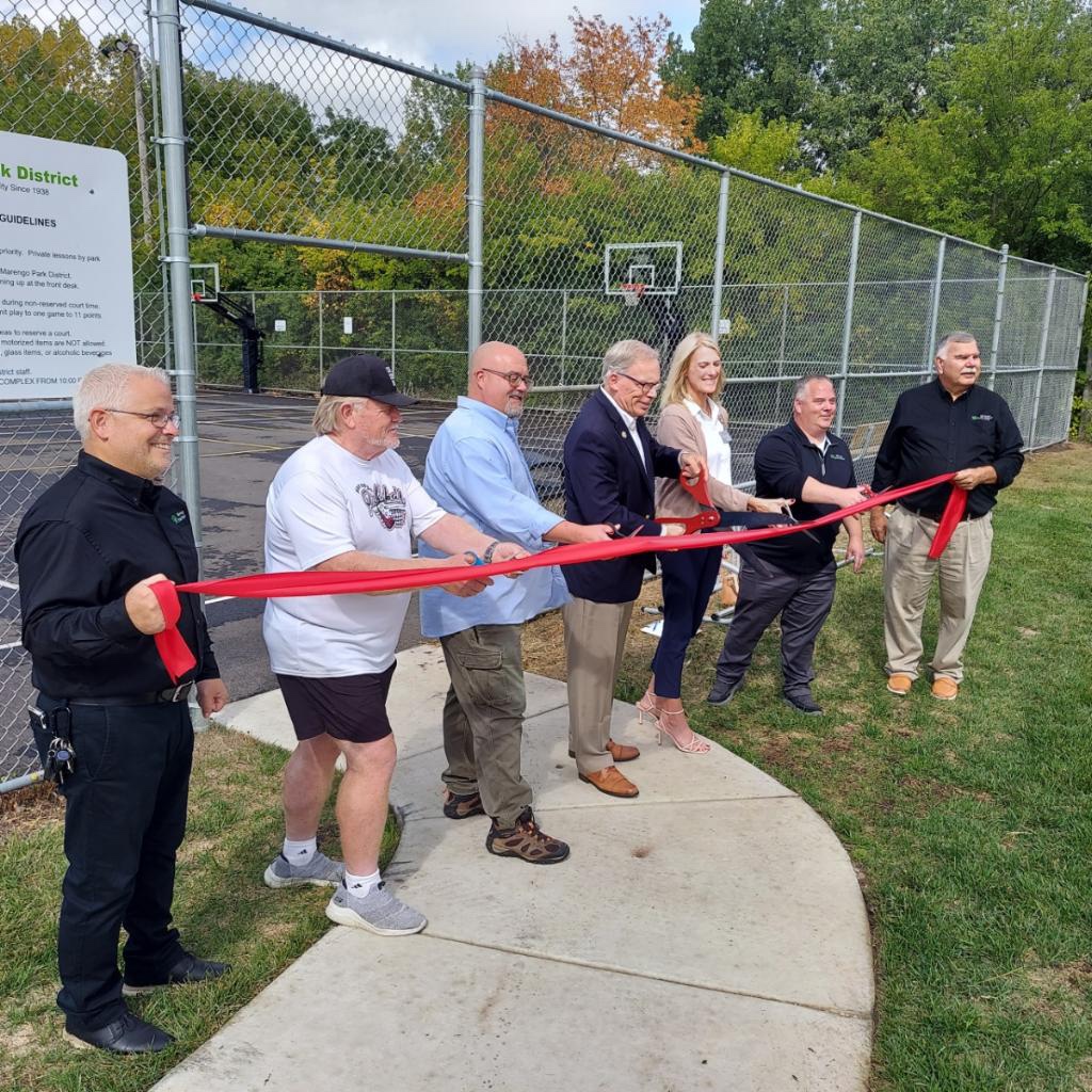 Athletic Courts Ribbon Cutting & Grand Opening – Marengo Park District